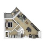 Contemporary Apartment Floor Plans in Austin, TX - Presidium Tech Ridge